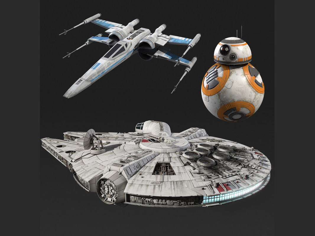Star Wars New Collection The Force Awakens 3d model | Best Of 3d Models