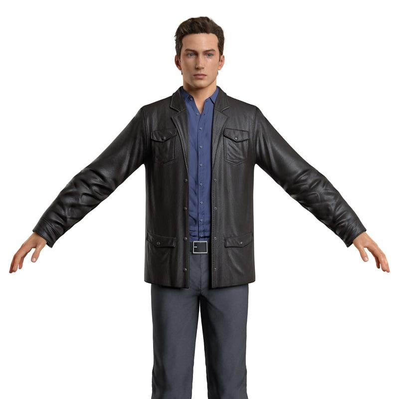 Realistic Man model Mark - 3d model | Best Of 3d Models