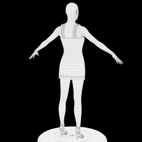 Female character 3d model | Best Of 3d Models