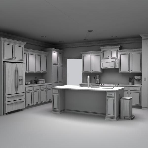 Full Kitchen 3d Scene | Best Of 3d Models